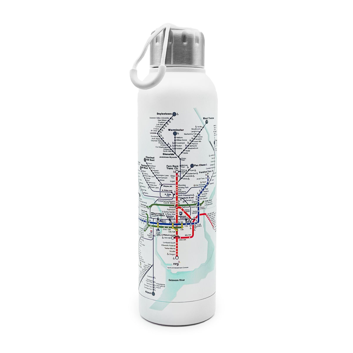 Rail Transit Map Water Bottle - SEPTA Online Shop