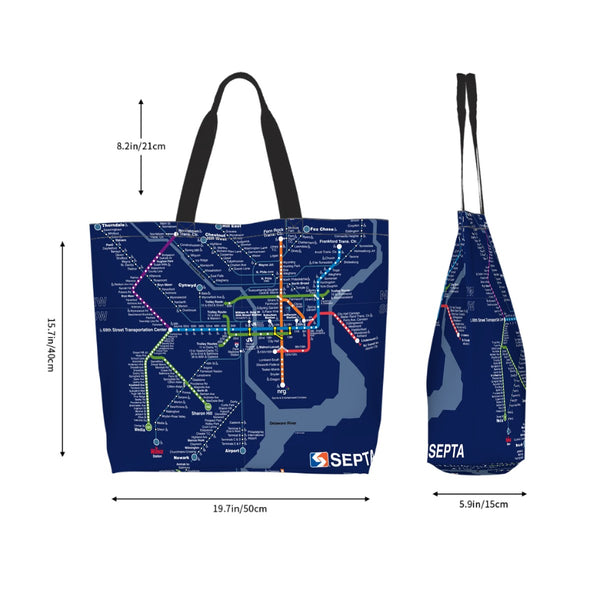 Rail Map Tote - The SEPTA Store